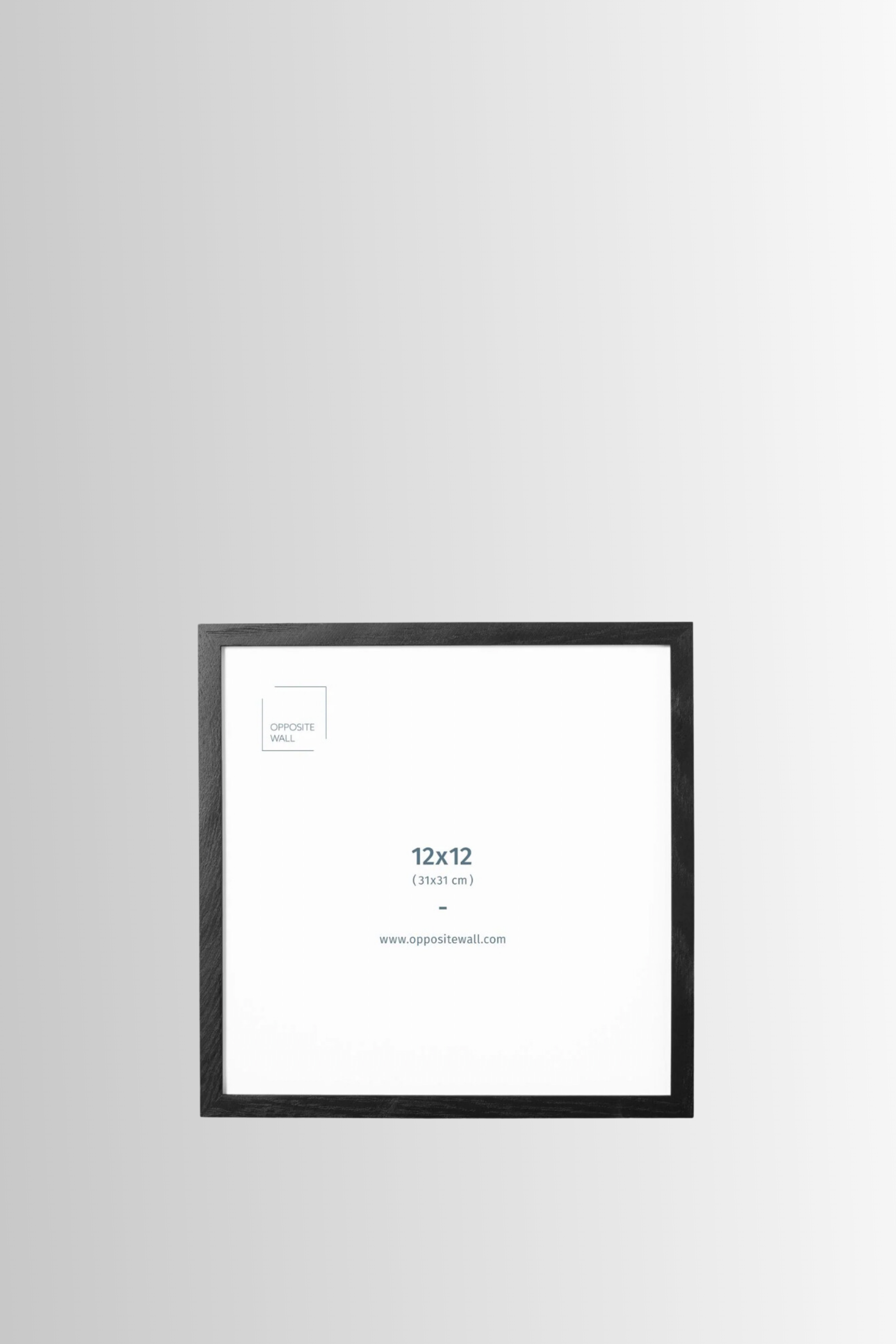 12 x 12 Black Oak Frame – Shoppe Refined