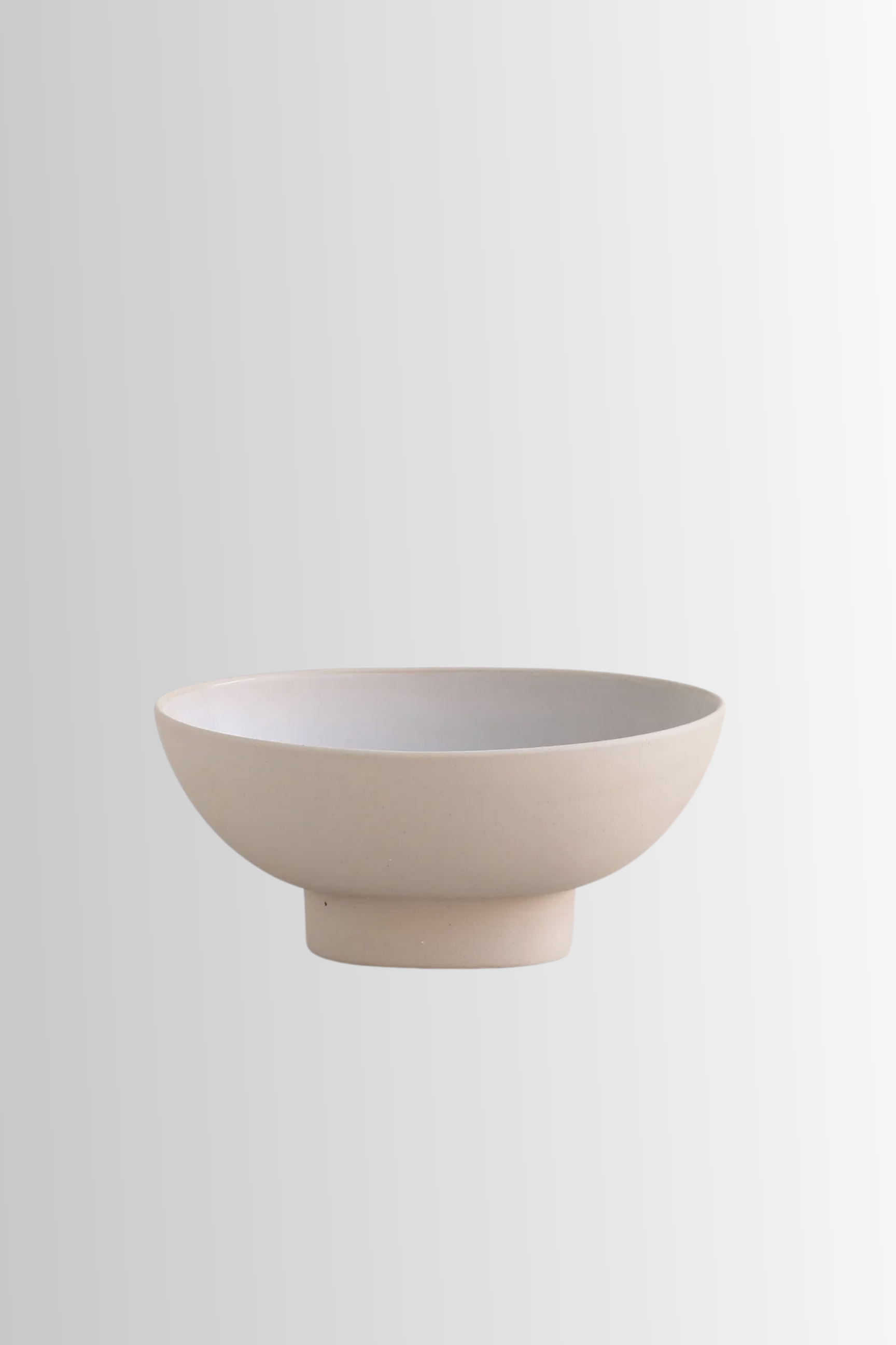 Ceramic Compote Vase - Sand – Shoppe Refined